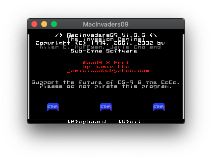 MacInvaders09 by Jamie Cho | Sub-Etha Software