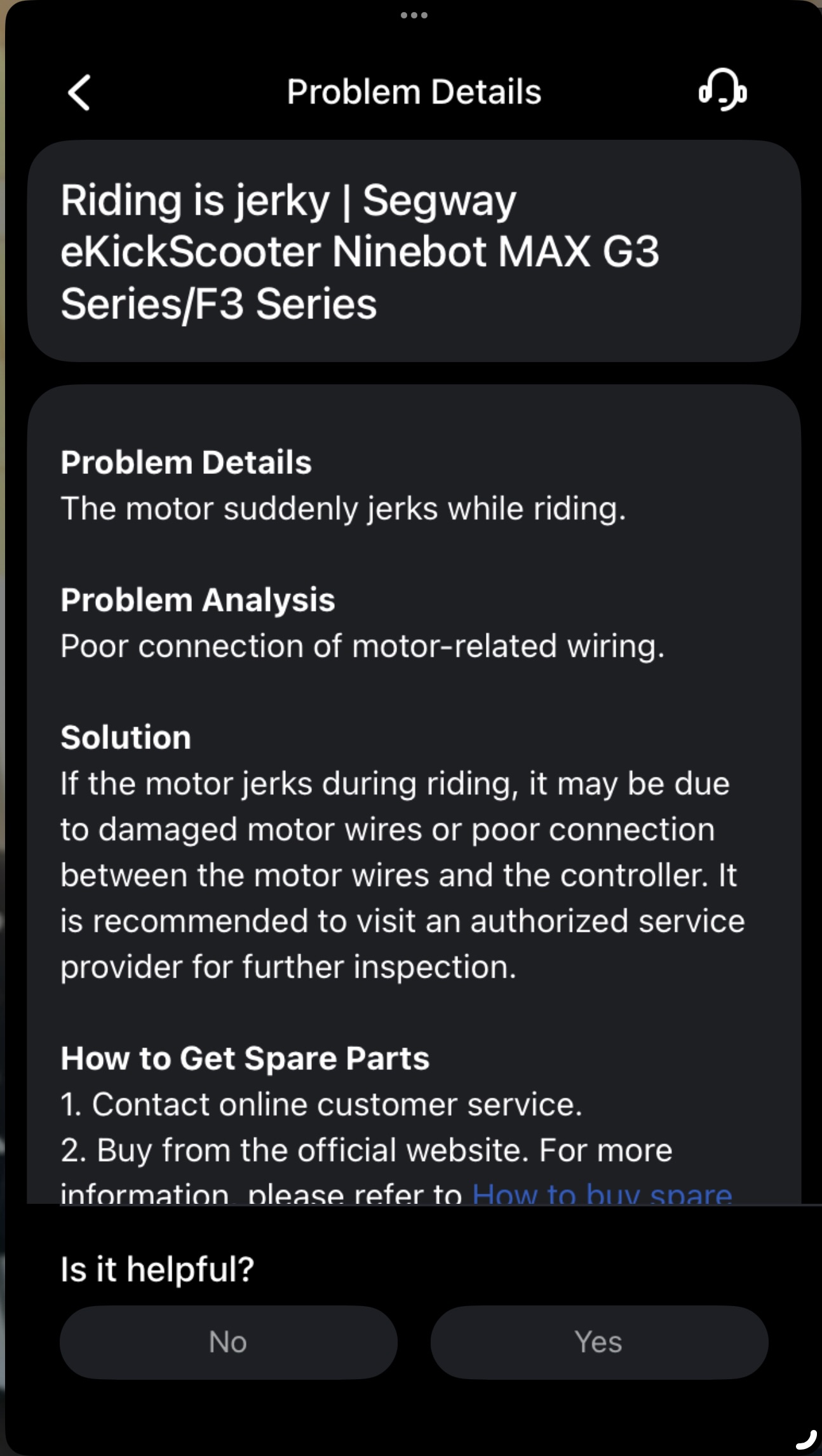 Segway Ninebot Max G3 and jerky acceleration | Sub-Etha Software