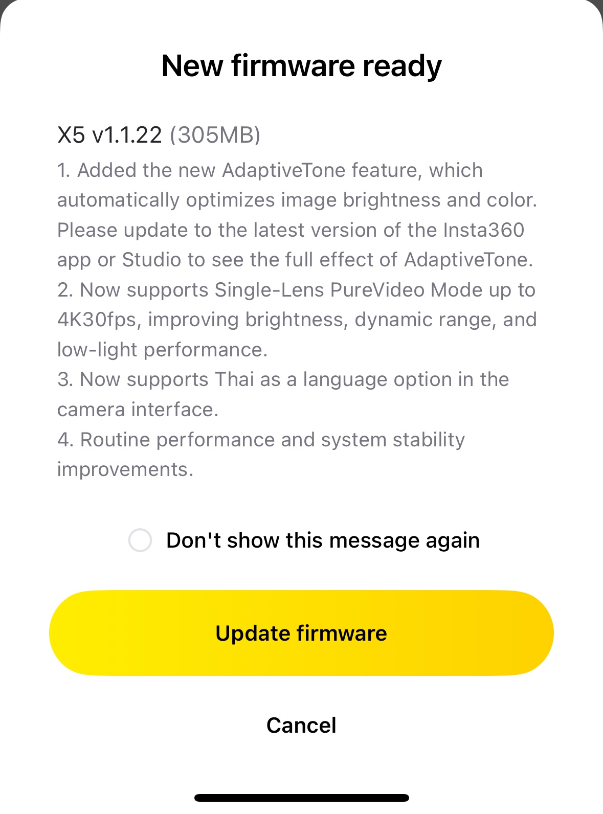 insta360-x5-firmware-1-1-22 | Sub-Etha Software